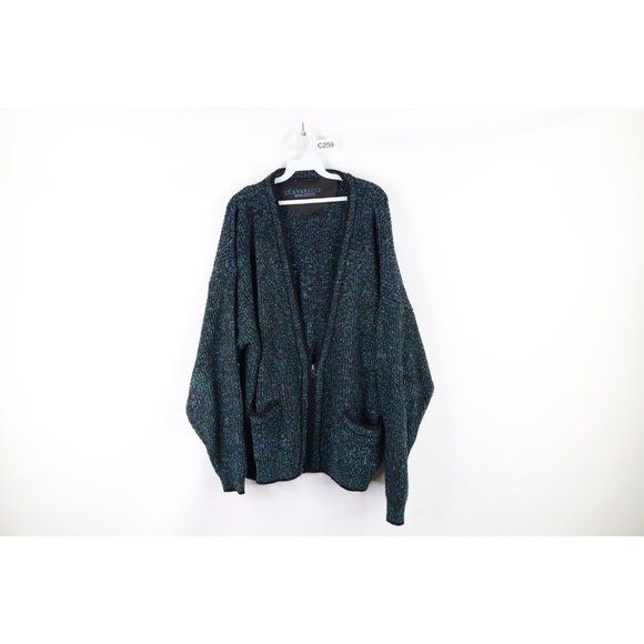 Vintage | Sweaters | Vintage 9s Coogi Style Large Baggy Chunky Ribbed ...